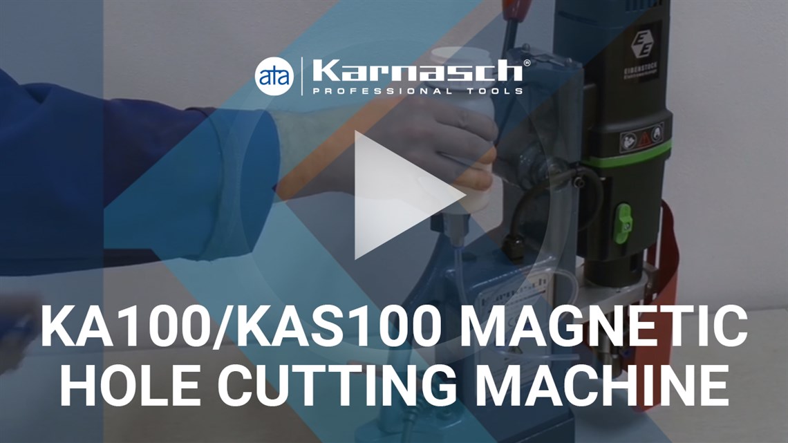 KAS 100 Blue-Mag Magnetic Drill, Heavy Duty Twin Rail Slide System and ...