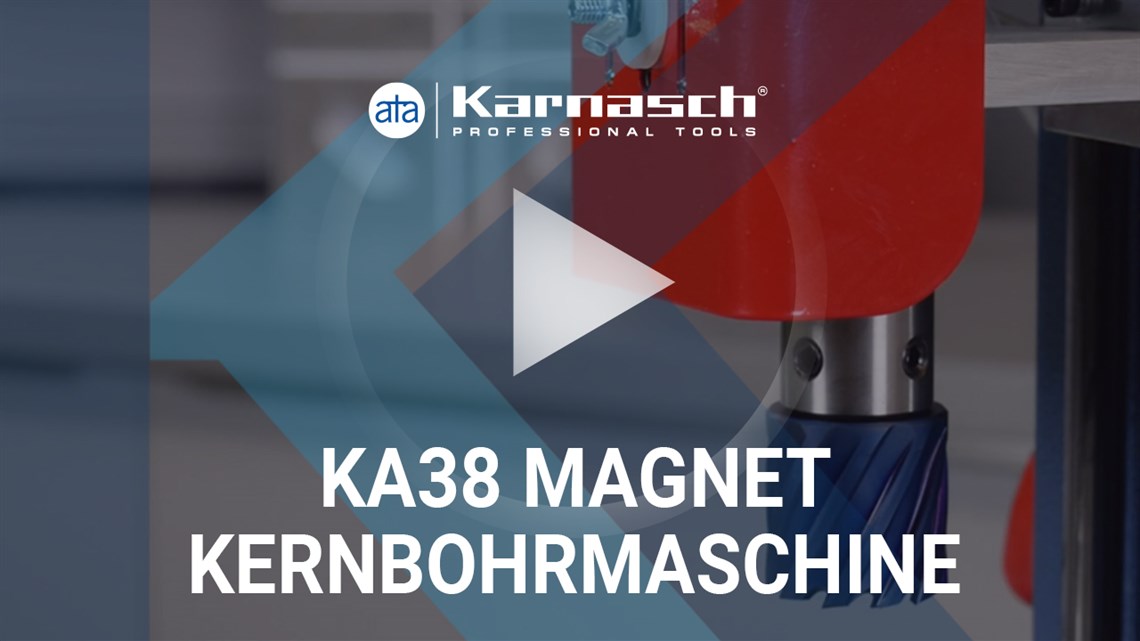 KA 38 Blue-Mag Magnetic Drill, Heavy Duty Twin Rail Slide System and Sensor