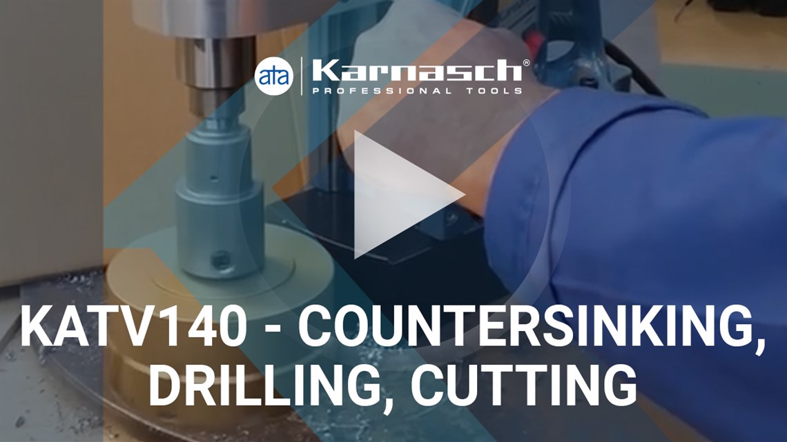 KATV 140 Magnetic Drill KATV Blue-Mag, Heavy Duty Twin Rail Slide ...