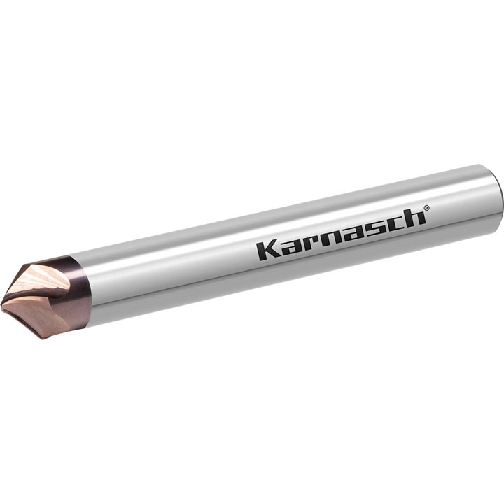 D1=3mm D2=3mm d4=1mm L1=50mm VHM Entgrater mit spirale, 90Deg, 50-70 HRC